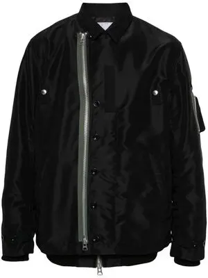 Sacai Contrasting-trim Layered Bomber Jacket