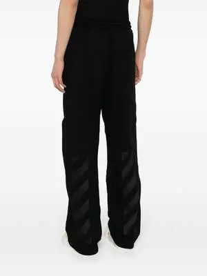 Off-White Diag-stripe Embroidered Track Pants