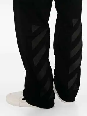 Off-White Diag-stripe Embroidered Track Pants