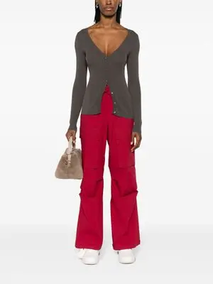 P.a.r.o.s.h Cargo-pockets Pleat-detail Trousers