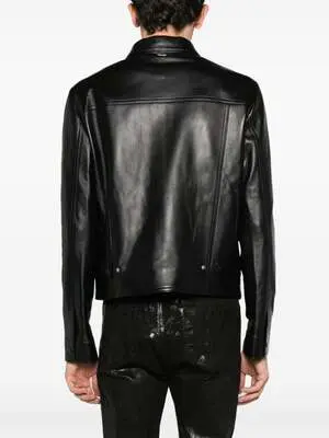 COURREGES Leather Trucker Jacket
