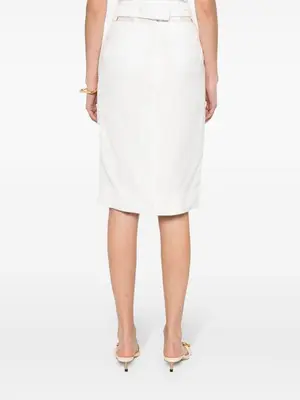 Jacquemus La Jupe Midi Bari Skirt - White