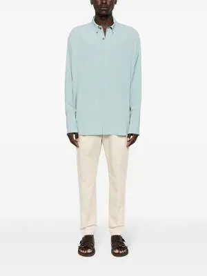 PT TORINO Feather-detail Trousers - Neutrals
