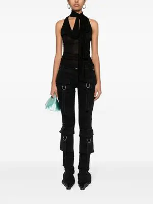 Blumarine Bow Halterneck Blouse