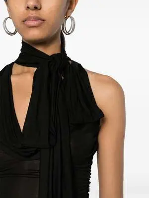 Blumarine Bow Halterneck Blouse