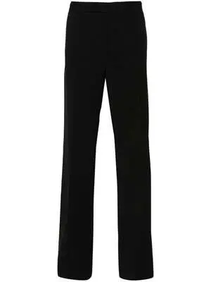 Rick Owens Dietrich Pressed-crease Trousers - Black