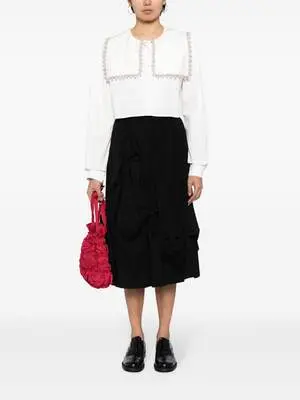 B+AB Gathered Midi Skirt