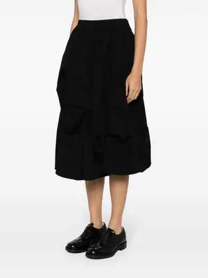 B+AB Gathered Midi Skirt