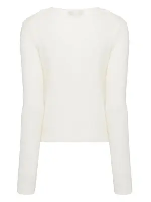 TOUT A COUP Layered Buckle-detail Jumper