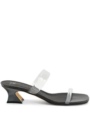 GIUSEPPE ZANOTTI Aude Plexi 45mm Mules