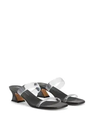 GIUSEPPE ZANOTTI Aude Plexi 45mm Mules