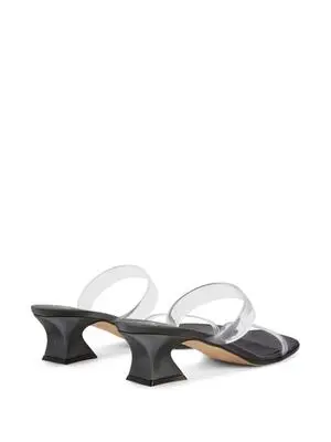 GIUSEPPE ZANOTTI Aude Plexi 45mm Mules