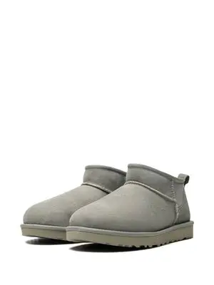 UGG Classic Ultra Mini Shearling Boots - Grey