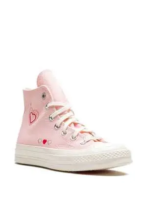 CONVERSE Chuck 70 Hi Y2k Heart Sneakers - Pink