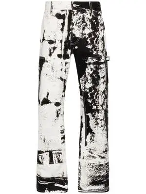 Alexander Mcqueen Cropped Jeans For Men