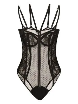 Dolce & Gabbana Floral-lace Bodysuit