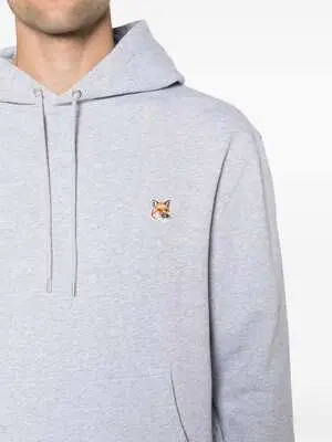 Maison Kitsuné Fox-motif Sweatshirt - Grey