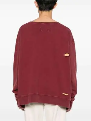 MAISON MARGIELA Distressed Layered Cotton Sweatshirt
