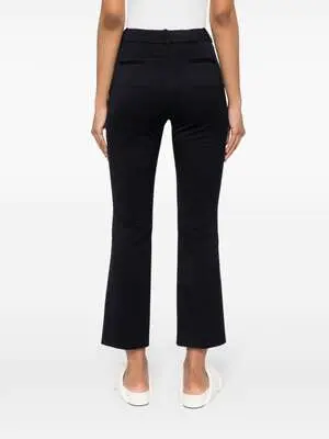 Peserico Ottoman Fine-ribbed Flared Trousers