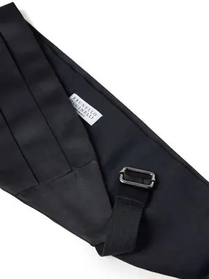 Brunello Cucinelli Pleated Satin Cummerbund