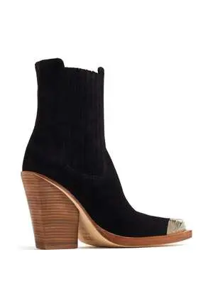 Paris Texas Dallas 100mm Boots - Black