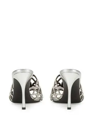SERGIO ROSSI Sr Mermaid 90mm Leather Mules