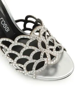 SERGIO ROSSI Sr Mermaid 90mm Leather Mules