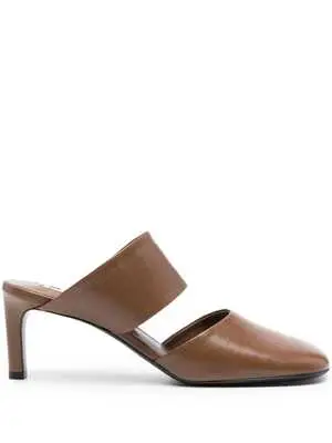 JIL SANDER 65mm Square-toe Mules