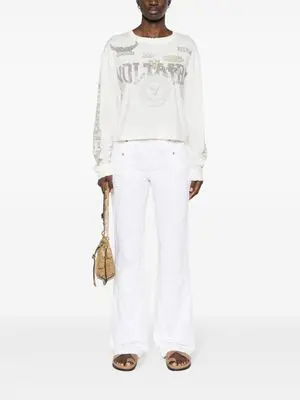 Zadig&Voltaire Elvira Mid-rise Flared Jeans