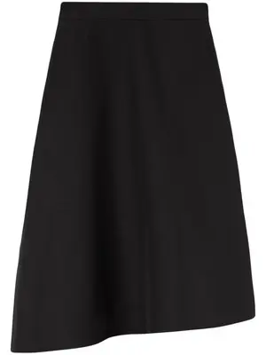 JIL SANDER Asymmetric Midi Skirt