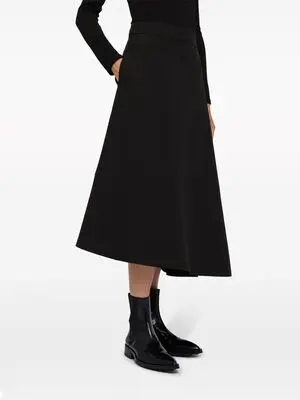 JIL SANDER Asymmetric Midi Skirt