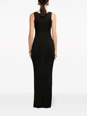 AMI Paris Sleeveless Cotton Maxi Dress