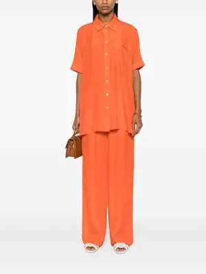 P.a.r.o.s.h Short Sleeve Silk Shirt