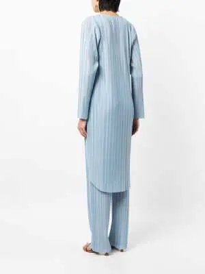 BAMBAH Plissé Trousers Set - Blue