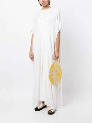 BAMBAH Draped Kaftan Dress