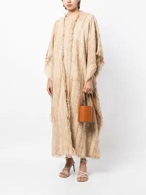 BAMBAH Linen Two-piece Kaftan Dress
