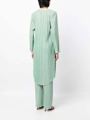 BAMBAH Plissé Trousers Set - Green
