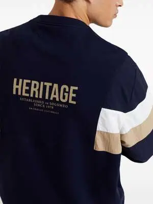 Brunello Cucinelli Logo-print Panelled Sweatshirt