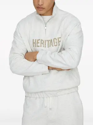 Brunello Cucinelli Logo-print Mélange Sweatshirt