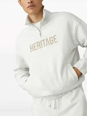 Brunello Cucinelli Logo-print Mélange Sweatshirt