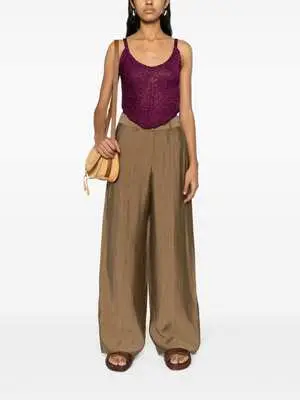 FORTE_FORTE Cropped Crochet Top