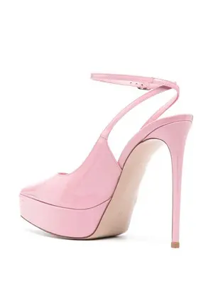 LE SILLA Uma 140mm Slingback Pumps - Pink