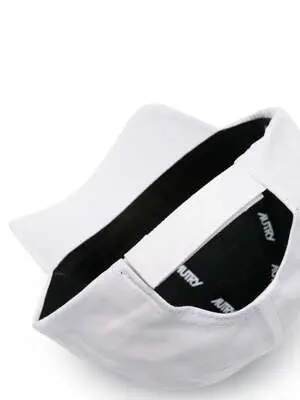 AUTRY Embroidered-logo Cap - White