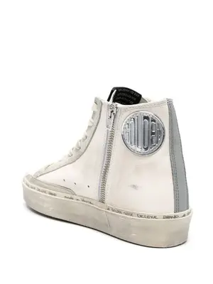 GOLDEN GOOSE Francy High-top Sneakers - White