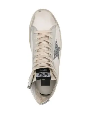 GOLDEN GOOSE Francy High-top Sneakers - White