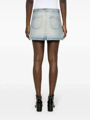 COURREGES Mini Denim Skirt - Blue