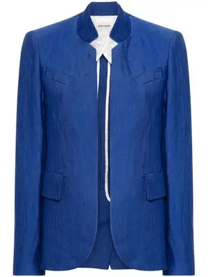 Zadig&Voltaire Open-front Blazer - Blue