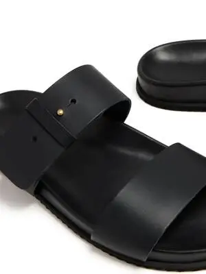 ANCIENT GREEK SANDALS Round-toe Leather Sandals