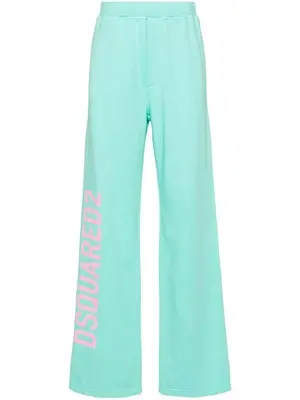 Dsquared2 Logo-print Cotton Track Pants - Green