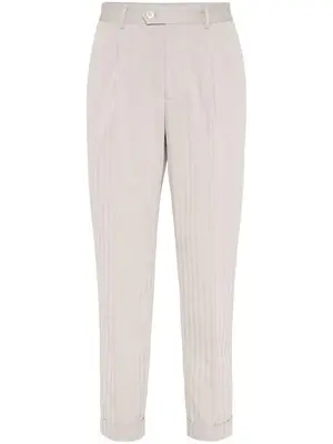 Brunello Cucinelli Striped Tailored Trousers